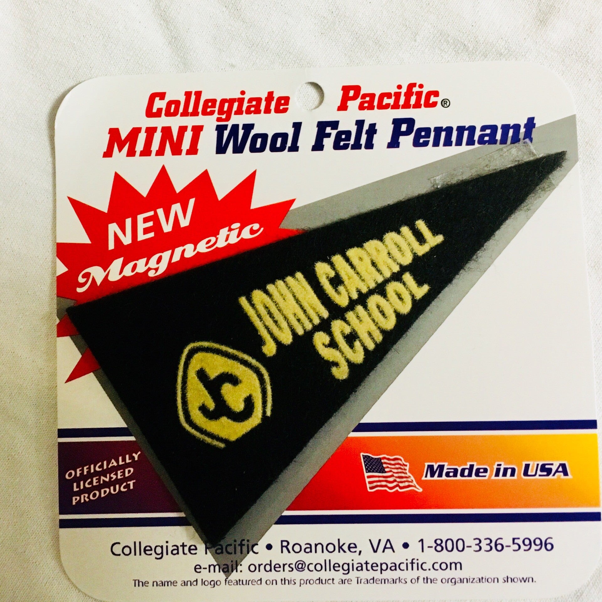 Mini Wool Felt Pennant Magnet | Patriots’ Corner at The John Carroll School
