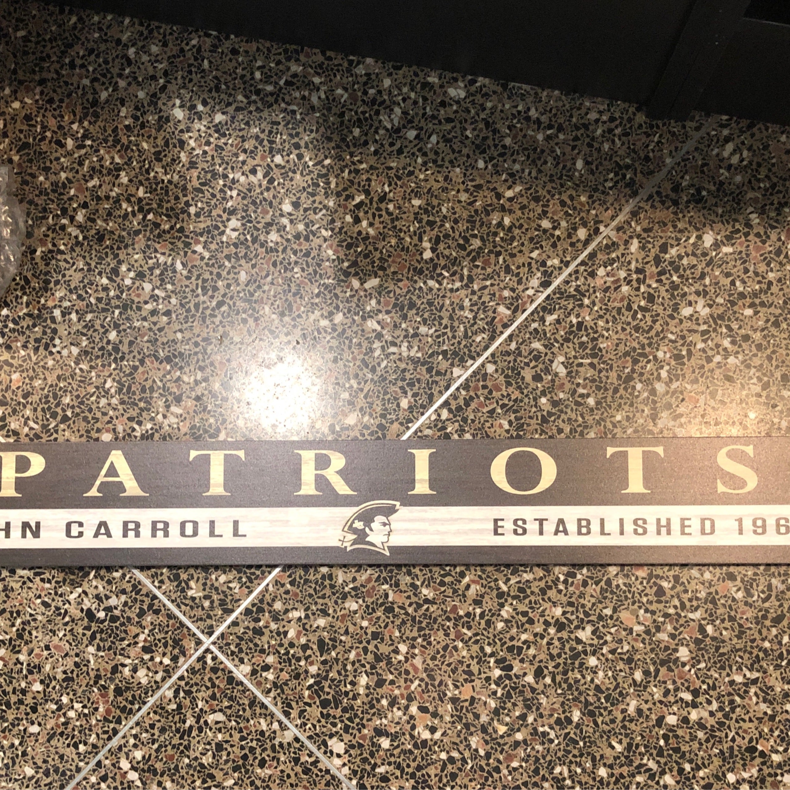 Doorway Plank Sign 4”x 36” | Patriots’ Corner at The John Carroll School